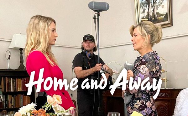 Home and Away cast take us backstage at dramatic Heather shoot