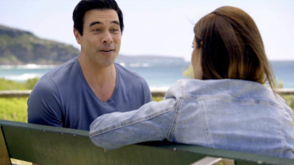 Home and Away new character Andrew gives Justin a mystery note