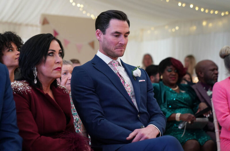 EastEnders releases pictures from Vicki and Ross's wedding chaos